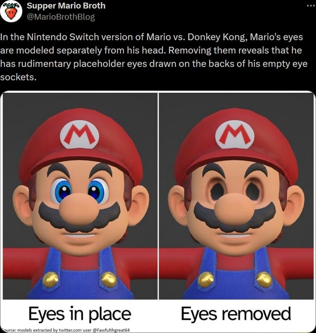 Supper Mario Broth @MarioBrothBlog In the Nintendo Switch version of ...