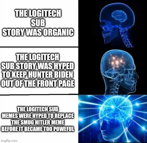 THE LOGITECH SUB STORY WAS ORGANIC SUB STORY WAS HYPED KEEP HUNTER ...