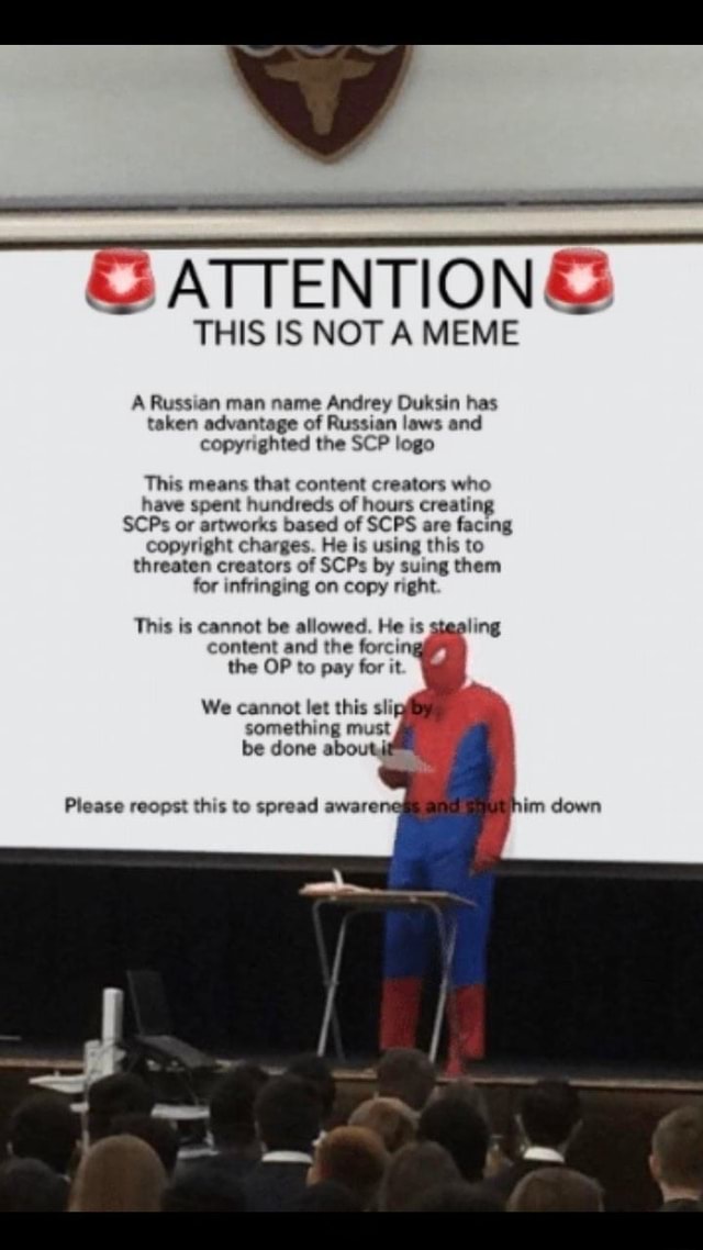ES ATTENTIONG THIS IS NOT A MEME A Russian man name Andrey Duksin has ...