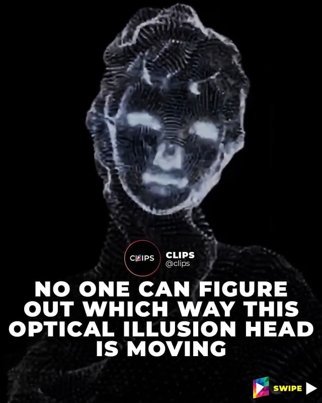 An optical illusion featuring a spinning head has stirred confusion and ...