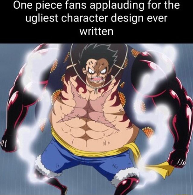 One piece fans applauding for the ugliest character design ever written ...