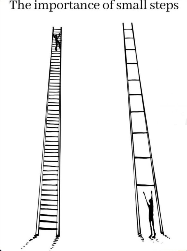 The importance of small steps - iFunny