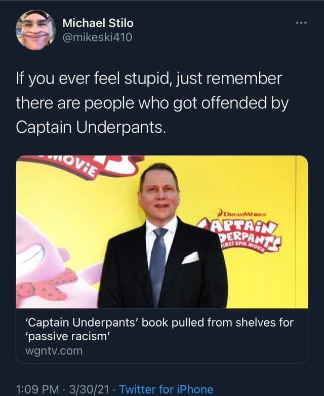 Michael Stilo @mikeski410 If you ever feel stupid, just remember there ...