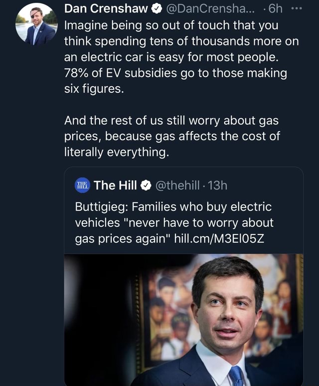 Dan Crenshaw @ @DanCrensha... Imagine being so out of touch that you ...