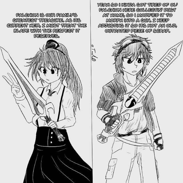 FALCHION IS OUR FAMILY'S GREATEST TREASURE. AS ITS CURRENT HEIR, I ...