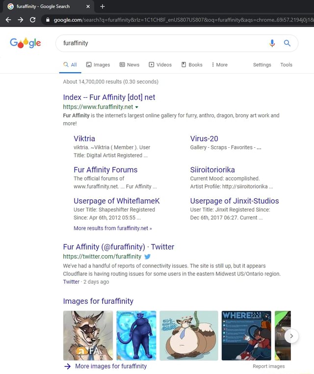 O furaffnity Google Search E Bere or QA Elimages ElNews [videos [Books ...