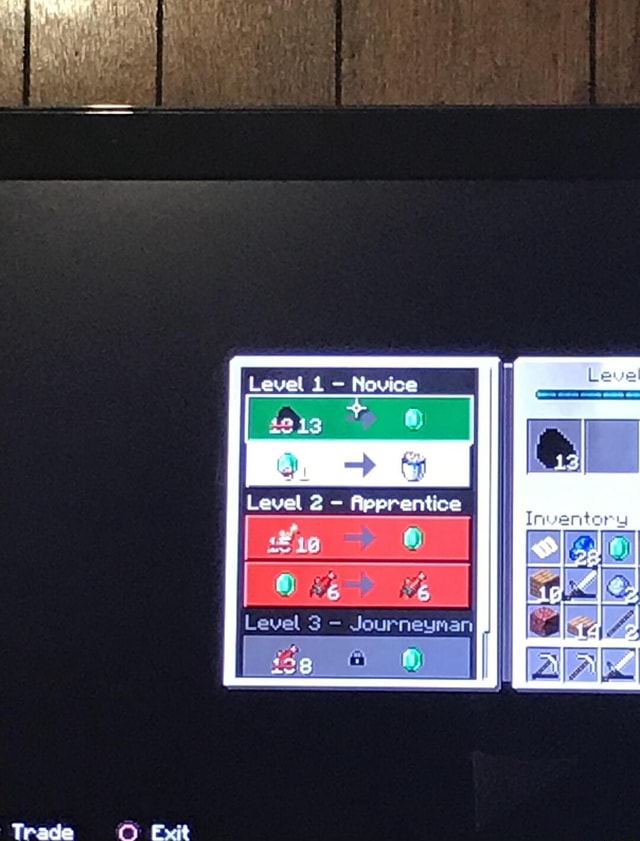 Level 1 - Novice Level 2 Apprentice 19 f Trade Exit - iFunny