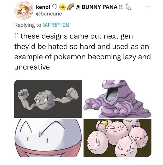 Keno! @ BUNNY PANA! @bunearie Replying to @JPRPT98 if these designs ...