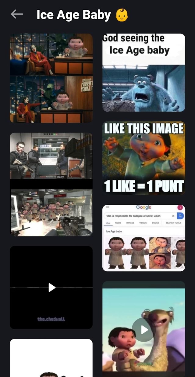 _ Ice Age Baby od seeing the Ice Age baby LIKE THIS IMAGE PUNT - iFunny