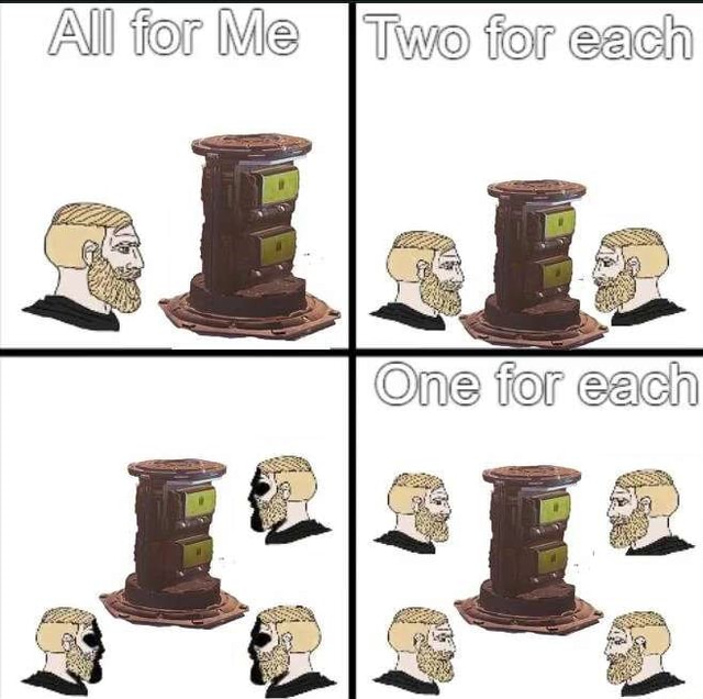 All ter Mie ITwo fer each One each - iFunny