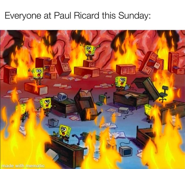 Everyone at Paul Ricard this Sunday: \ \ / I / \ pe \ made with ...