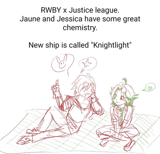 Rwby X Justice League Jaune And Jessica Have Some Great Chemistry New Ship Is Called