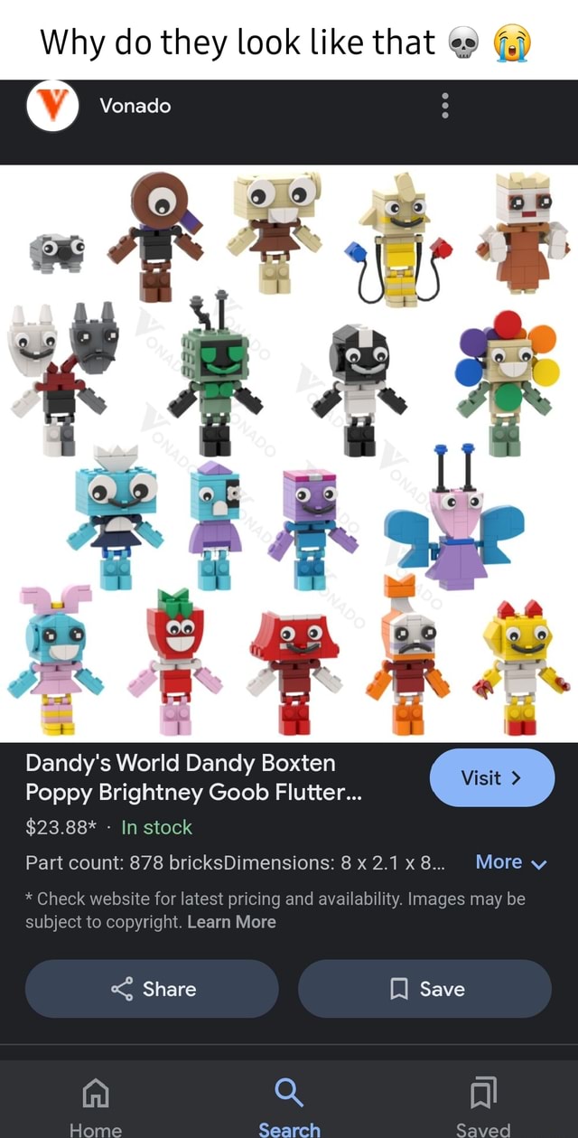 Why do they look like that Vonado Dandy's World Dandy Boxten Poppy ...