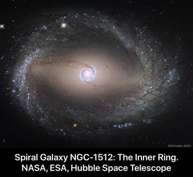 SAH, NASA Spiral Galaxy NGC-1512: The Inner Ring. NASA, ESA, Hubble ...