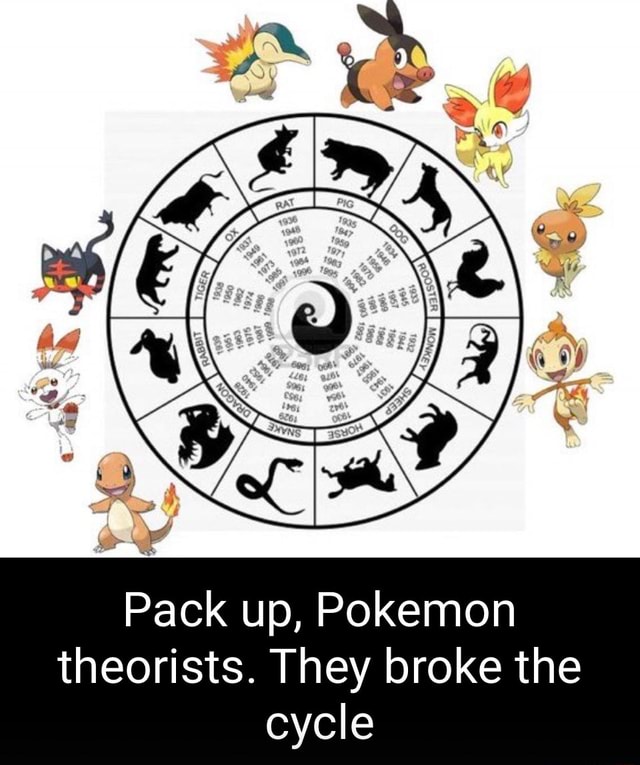 Pack up, Pokemon theorists. They broke the cycle - iFunny