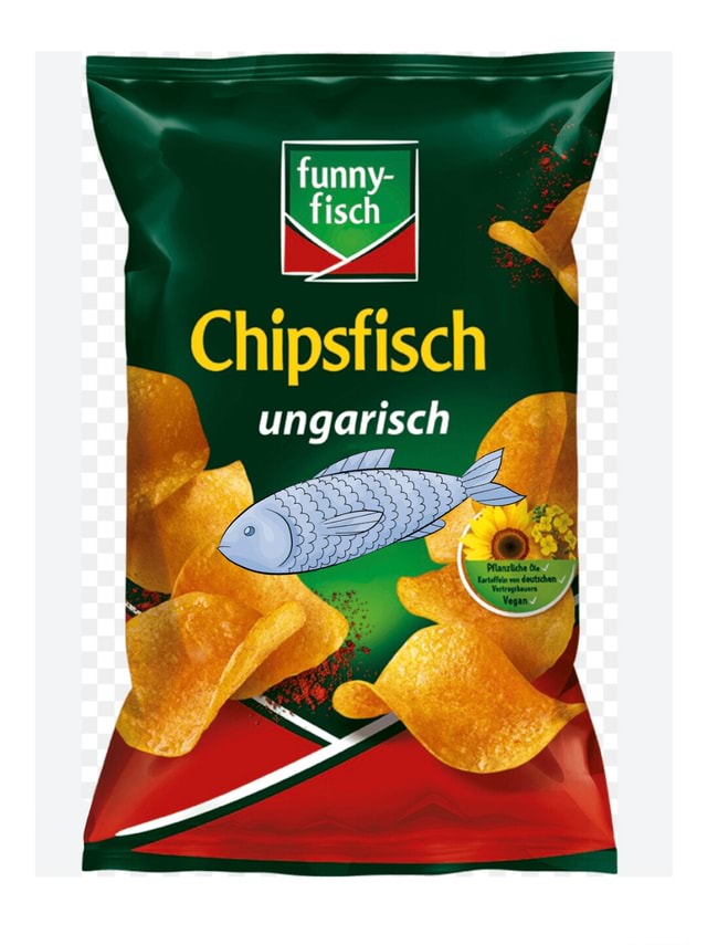 Chips mit fischgeschmack. Lecker!! - Chipsfisch ox - Keke