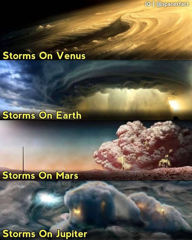 Storms On Venus Storms On Earth Storms On Mars Charme Tinitar - iFunny