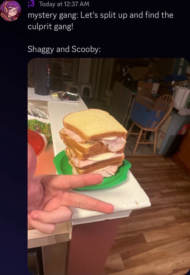 Today at AM mystery gang: Let's split up and find the culprit gang ...