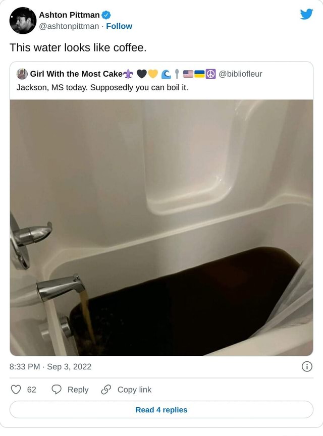 Ashton Pittman @ @ashtonpittman - Follow This water looks like coffee ...
