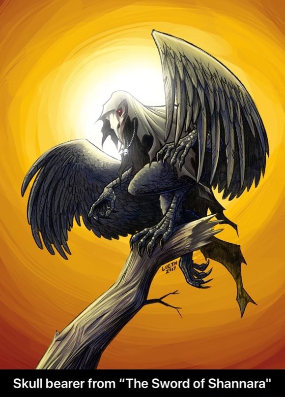 Skull bearer from "The Sword of Shannara" - Skull bearer from “The ...