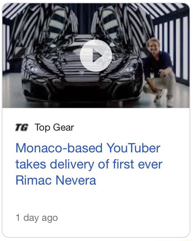 Top Gear Monaco-based YouTuber takes delivery of first ever Rimac ...