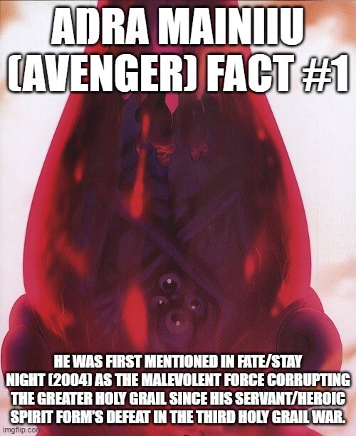 He was first mentioned in Fate/stay night (2004) as the malevolent ...
