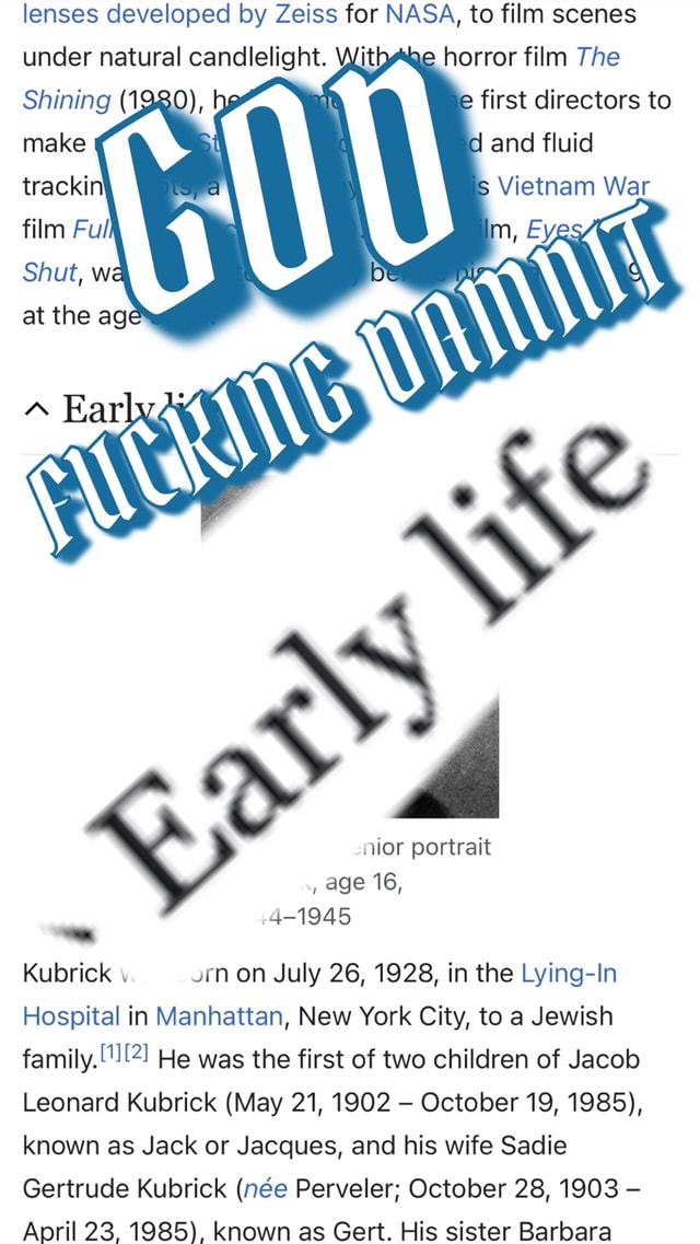 Lenses developed by Zeiss for NASA, to film scenes under natural ...