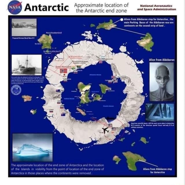Antarctic the Antarctic Approximate end zone location of National and ...