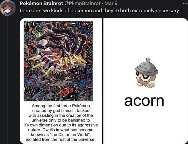 Pokmon Brainrot there are two kinds of pokemon and they re both ...