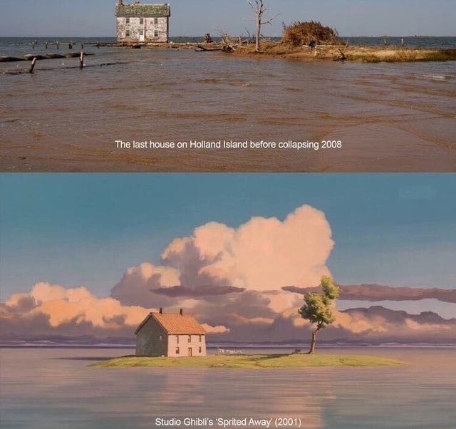 'The last house on Holland Island before collapsing 2008 Spreed - iFunny