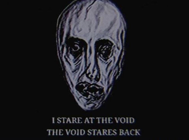 I STARE AT THE VOID THE VOID STARES BACK - iFunny