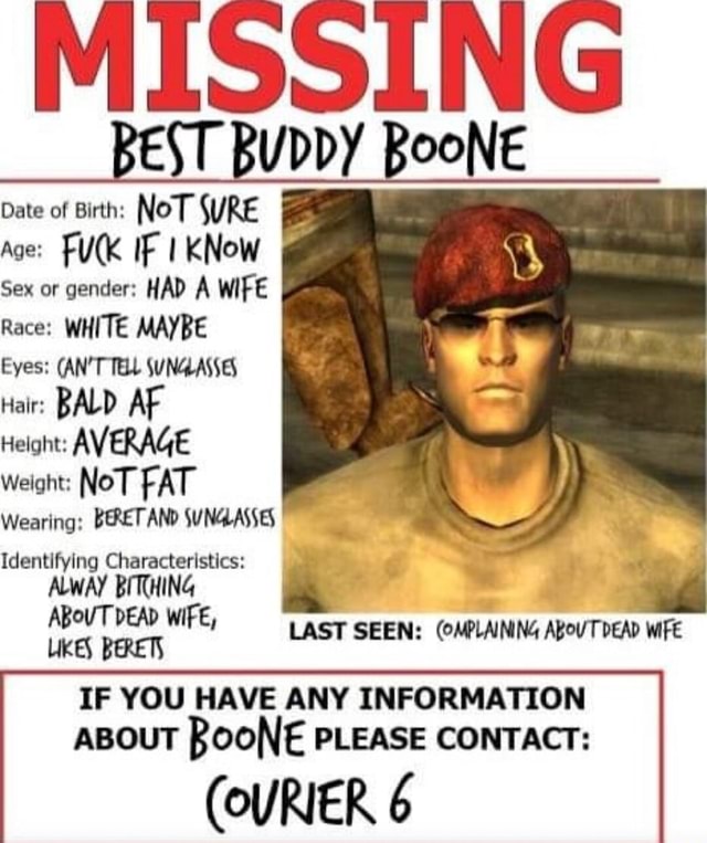 MISSING BEST BUDDY BooNE Date of Birth: NoT SURE ages IF I KNow Sex or ...