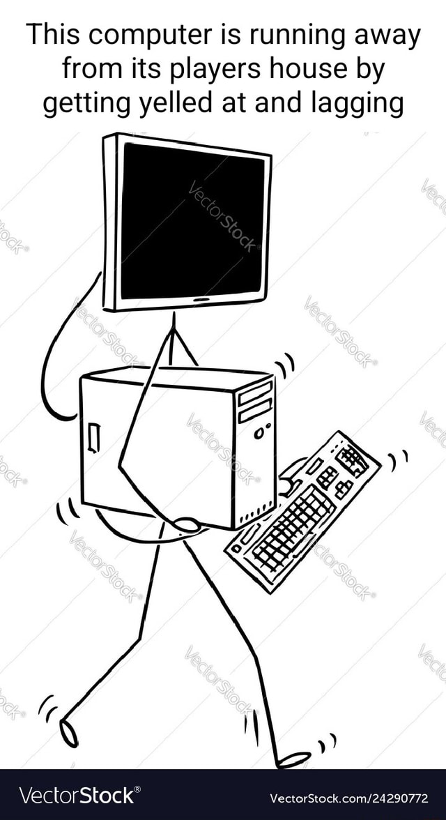 This computer is running away from its players house by getting yelled ...