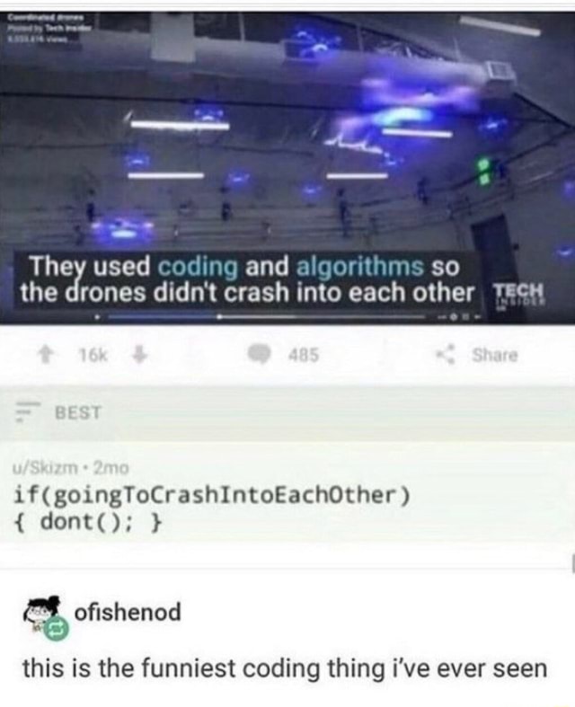 They used coding and algorithms so the drones didn't crash into each ...