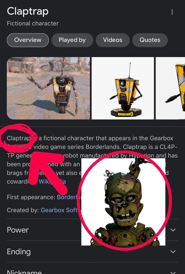 Claptrap Fictional character Overview Played by Videos Quotes Claptrap ...