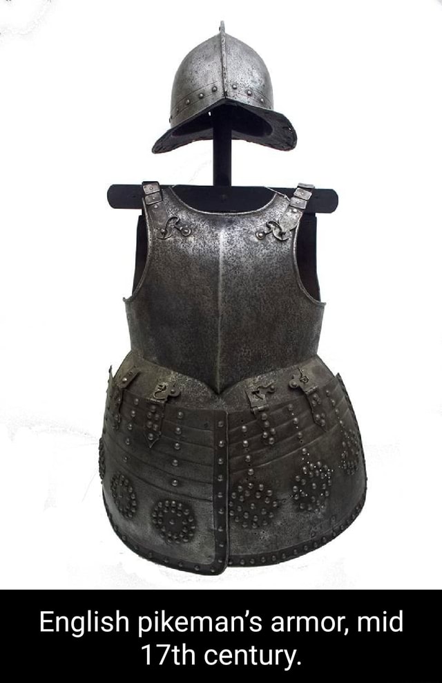 English pikeman's armor, mid 17th century. - )