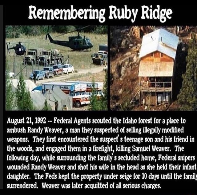 Remembering Ruby Ridge - iFunny