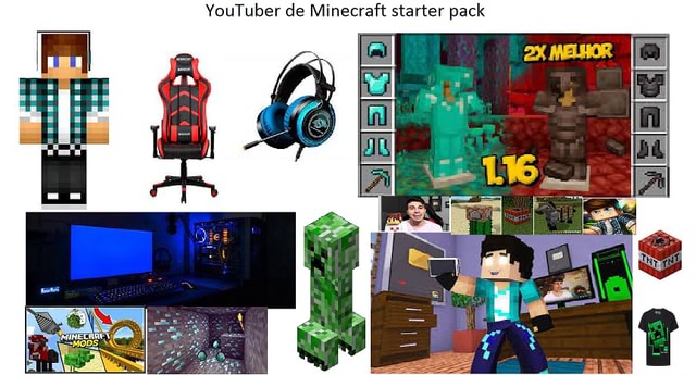 YouTuber de Minecraft starter pack - YouTuber de Minecraft starter pack ...