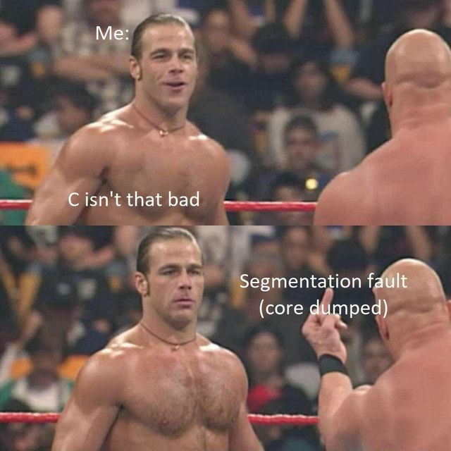 C Isnt That Bad Segmentation Fault Core Dumped Ifunny 