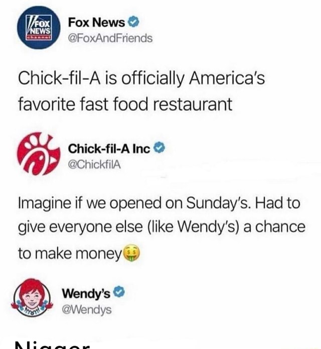 Chick Fil A Is Officially Americas Favorite Fast Food Restaurant Ww
