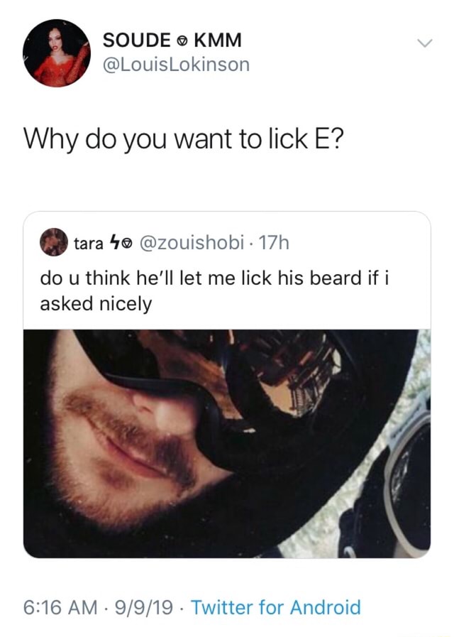 Why Do You Want To Lick E Tara He Zouishobi 17h Do U Think Hell