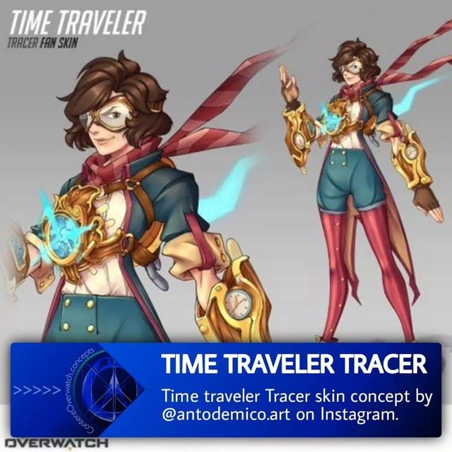 TIME TRAVELER TRACER FAN SKIN SE TIME TRAVELER TRACER Time traveler ...