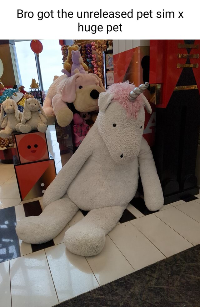 Bro got the unreleased pet sim x huge pet - iFunny