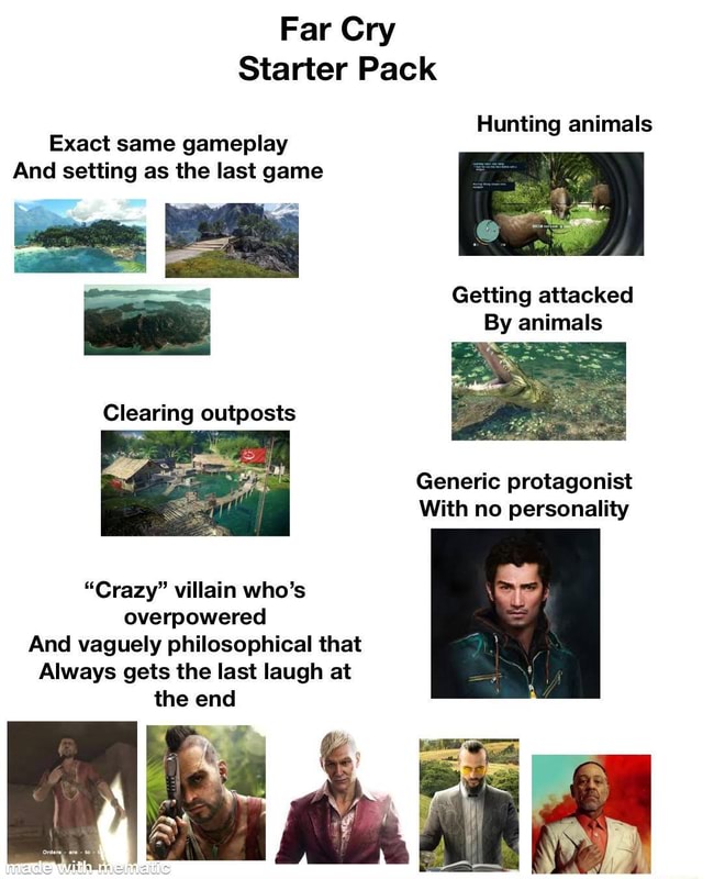 Far Cry Starter Pack Hunting animals Exact same gameplay And setting as ...