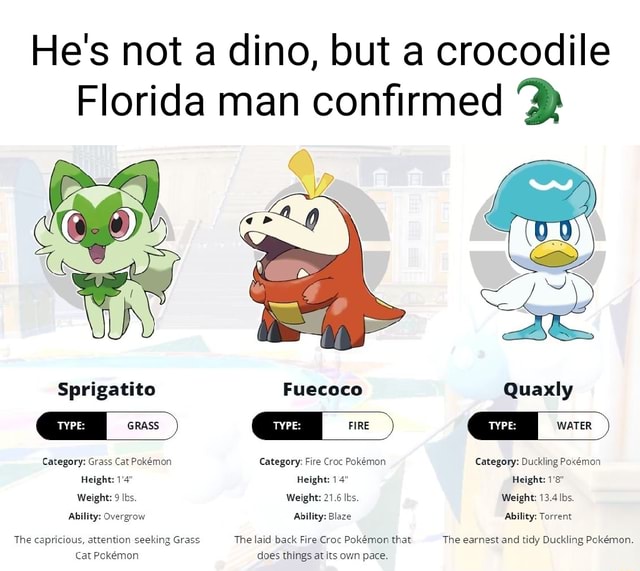 He's not a dino, but a crocodile Florida man confirmed TYPE: Category ...
