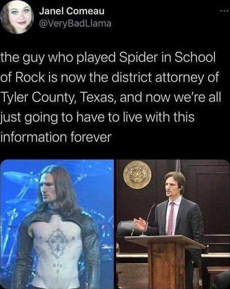 The guy who played Spider in School of Rock is now the district ...