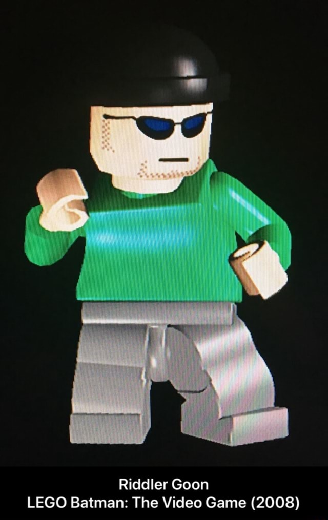 Riddler Goon LEGO Batman: The Video Game (2008) - iFunny