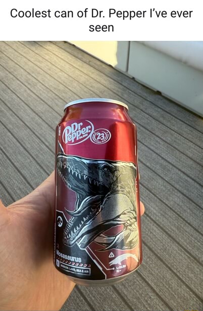 Coolest can of Dr. Pepper I've ever seen - iFunny