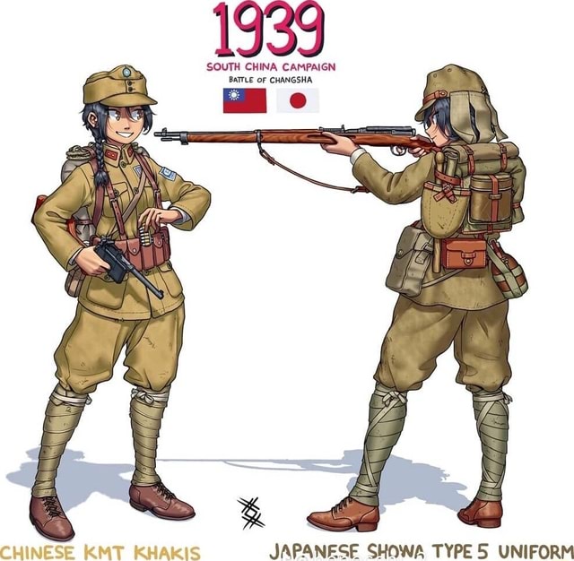 1939 SOUTH CHINA CAMPAIGN BATTLE OF CHANGSHA CHINESE KMT KHAKIS ...