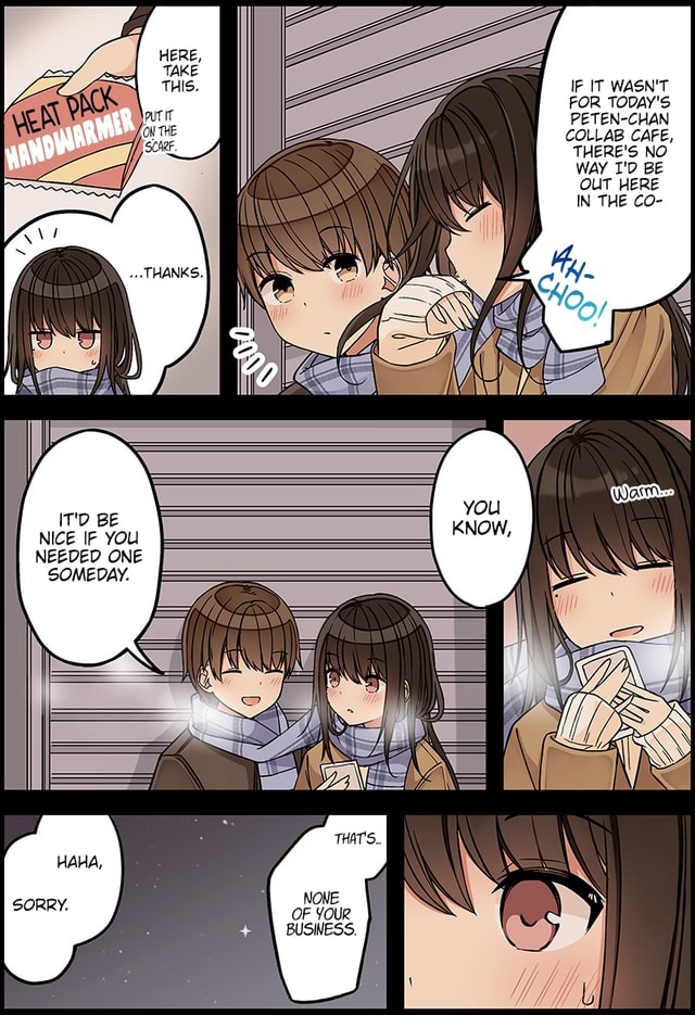 From the manga "Hanging Out with a Gamer Girl" / - IT WASN'T FOR TODAY ...